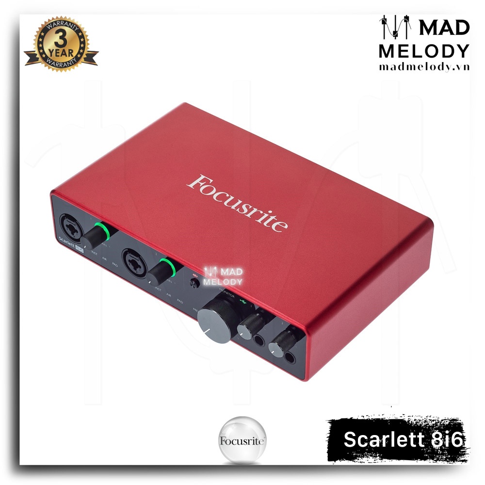 Mua Focusrite Scarlett 8i6 USB Audio Interface (3rd Gen) [soundcard thu ...