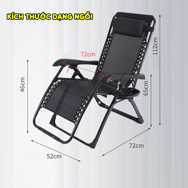Mua Ghế Xếp Thư Giãn Gấp Gọn Vango Khung Thép Sơn Tĩnh Điện Chắc Chắn ...