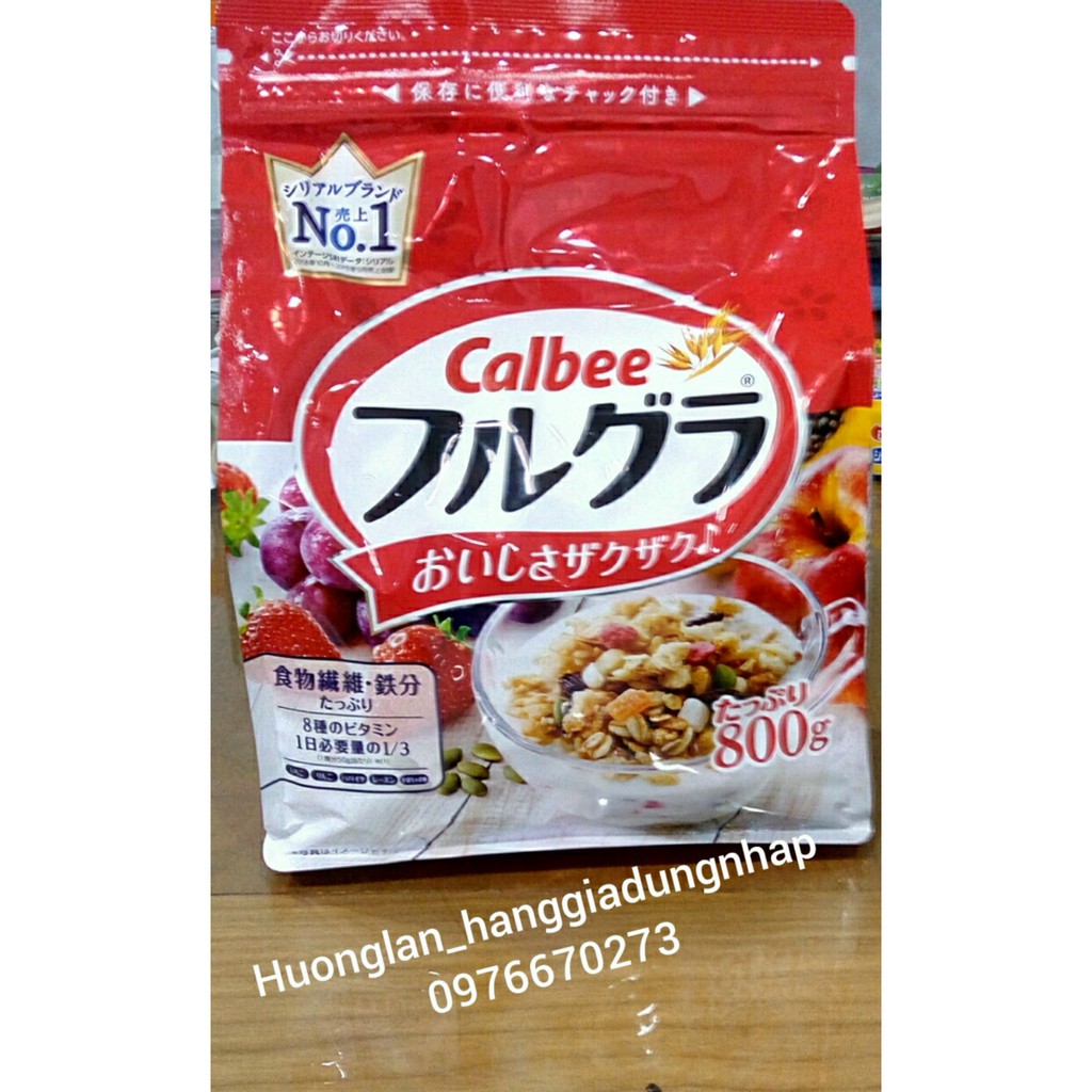Ngũ Cốc Calbee 800g Nội Địa Nhật | Shopee Việt Nam