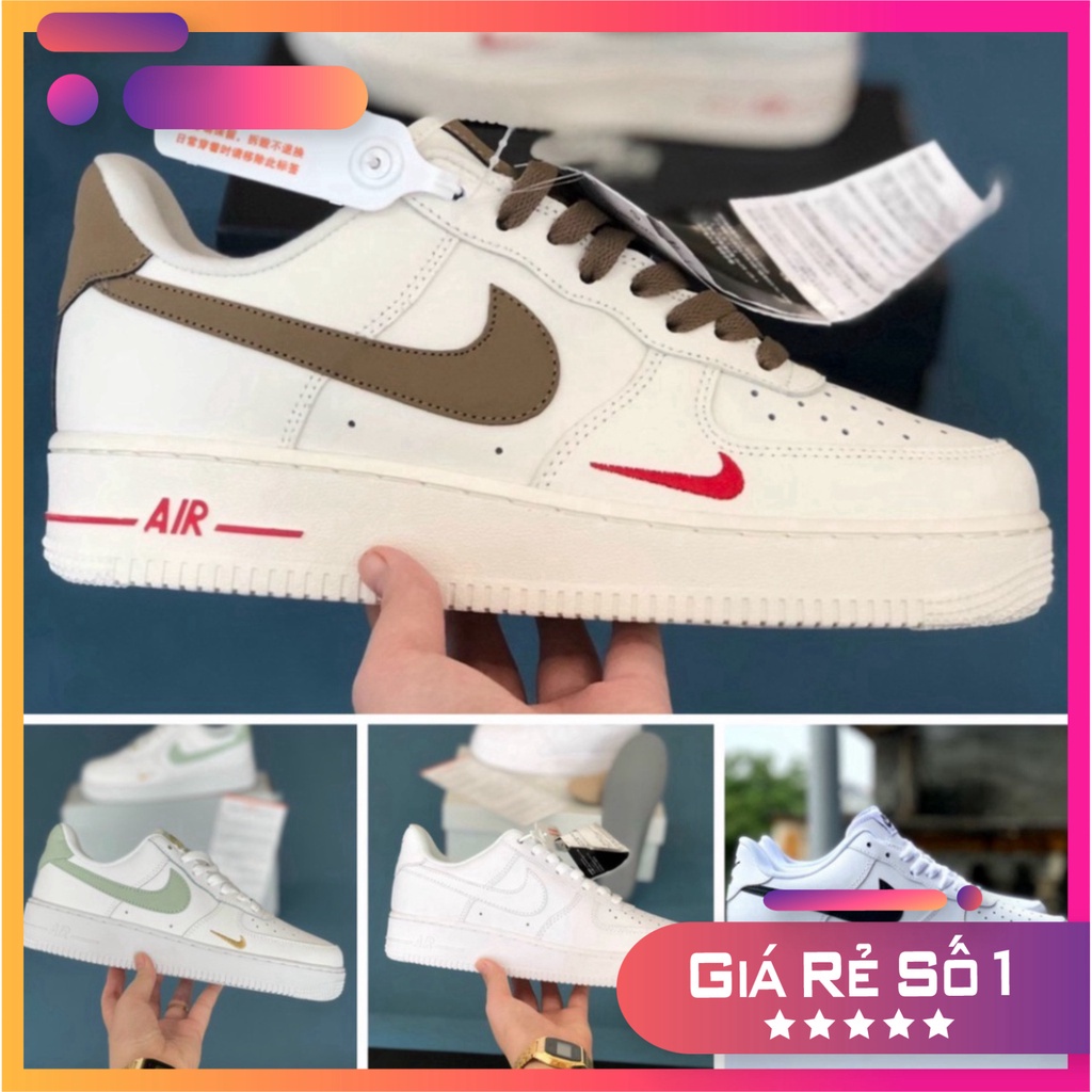 Mua Giày AF1 Vệt Nâu Hàng Đẹp Full Box, giày Air force 1 Đủ Size 36-43 ...