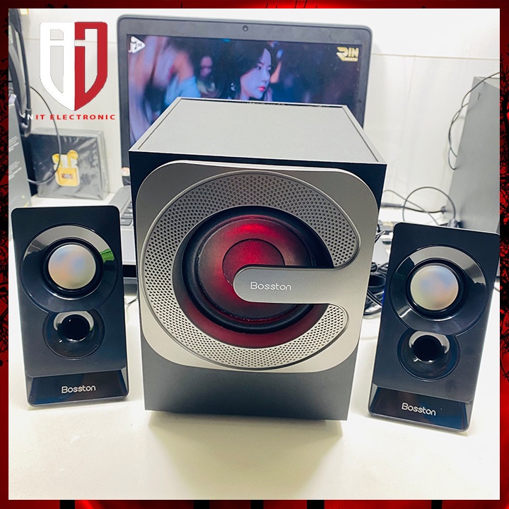 Loa Máy Vi Tính PC Bluetooth Để Bàn Chính Hãng BOSSTON T3600 Có Đèn Led ...