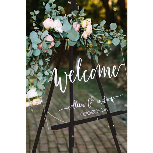 Mua Bảng welcome trong suốt, bảng cổng, bảng đón khách MICA TRONG CAO ...