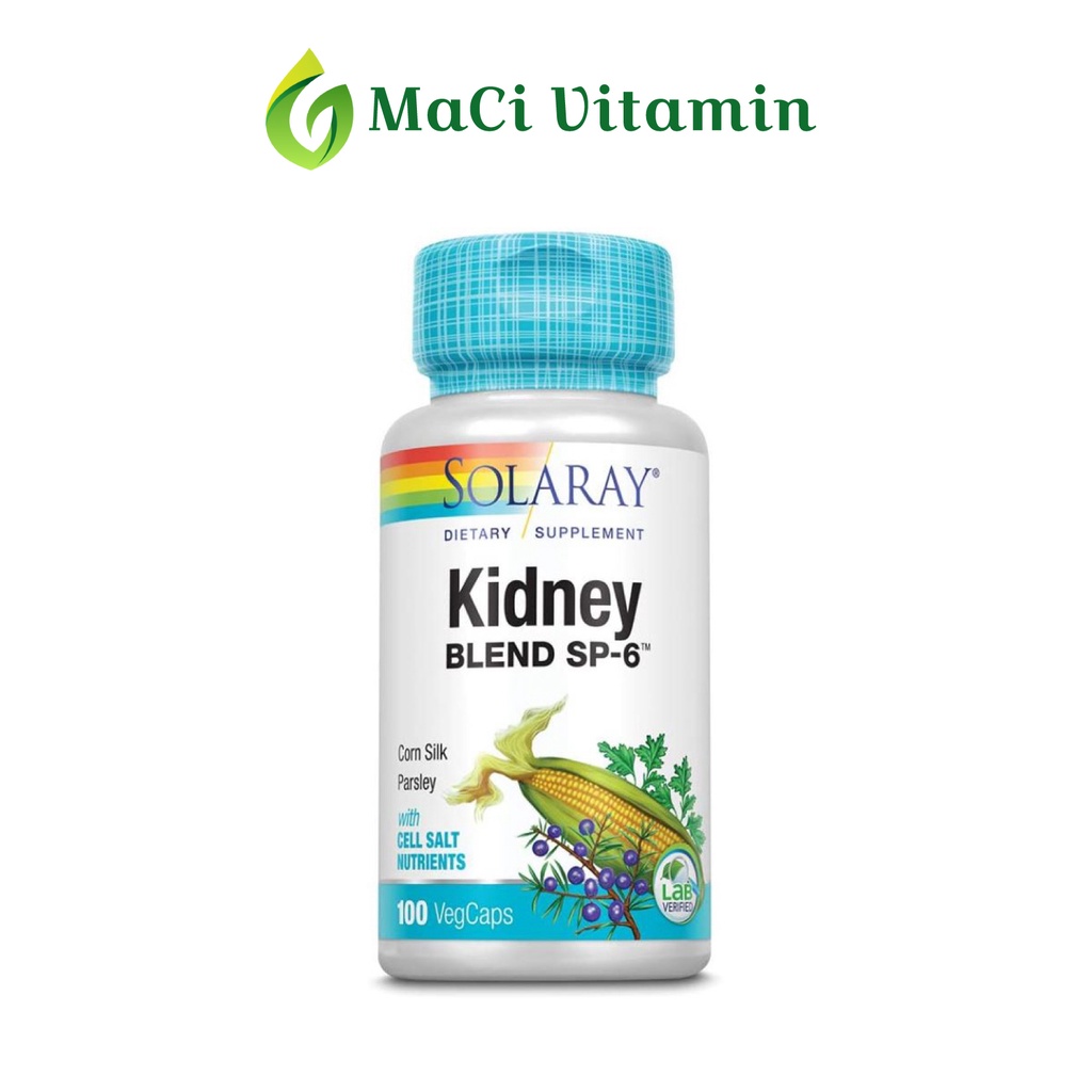 Viên uống Bổ Thận - SOLARAY - Kidney Blend SP-6 - 100 viên nang thuần ...