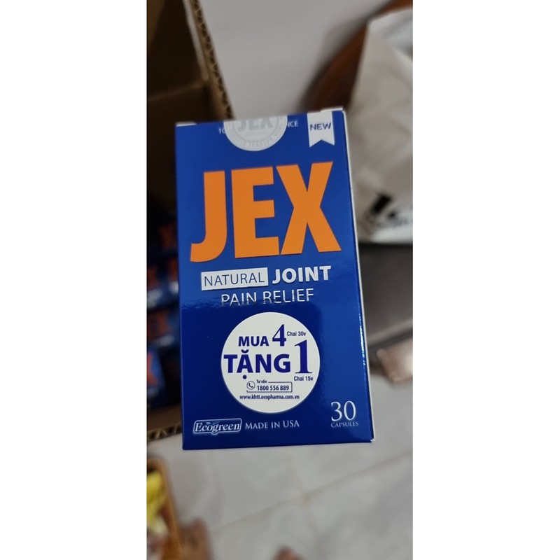 Viên uống Jex Max bảo vệ đầu gối bổ xương khớp khớp gối hỗ trợ xương ...