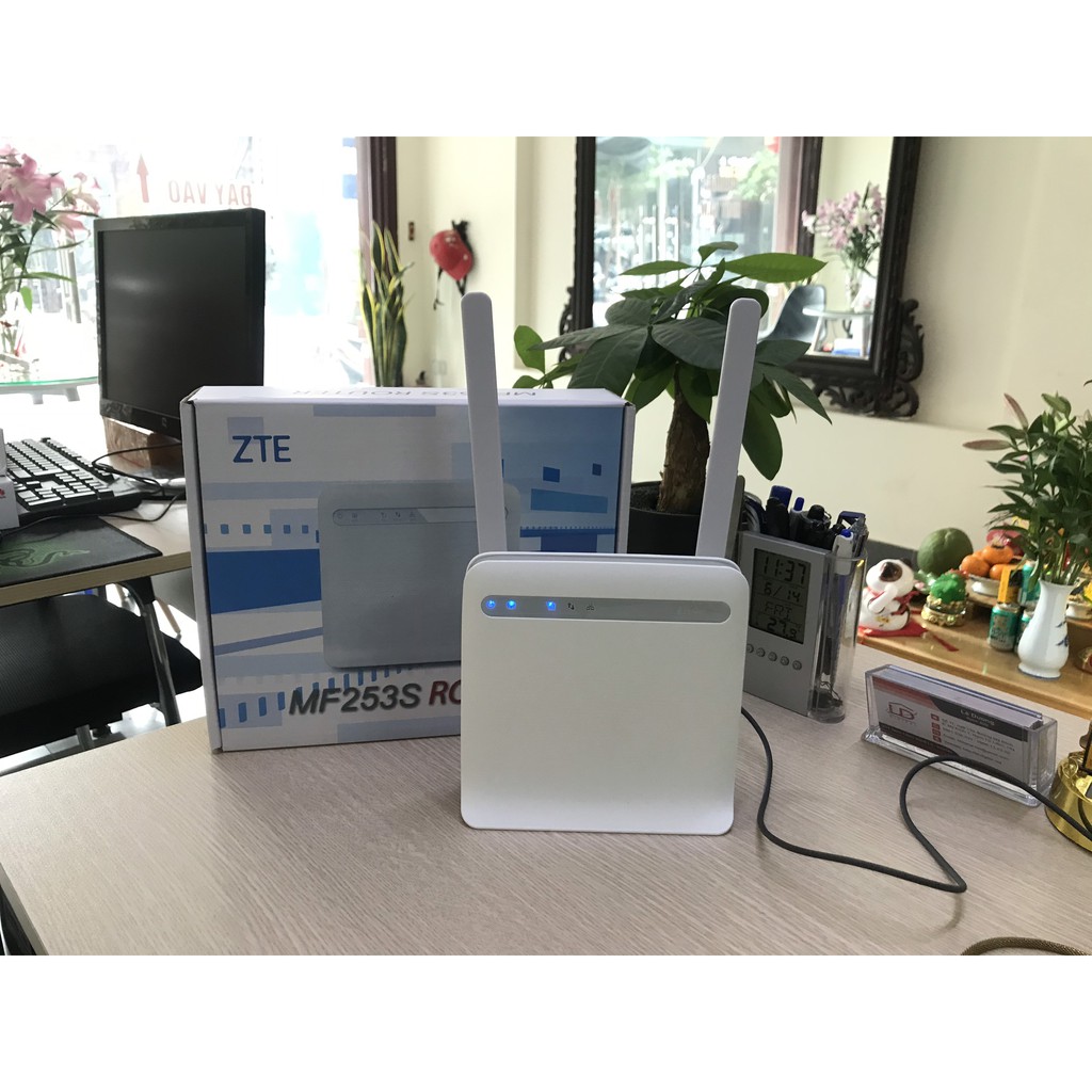 Bộ Phát Wifi 4G/LTE ZTE MF253s. Hỗ trợ 32 thiết bị truy cập cùng lúc ...