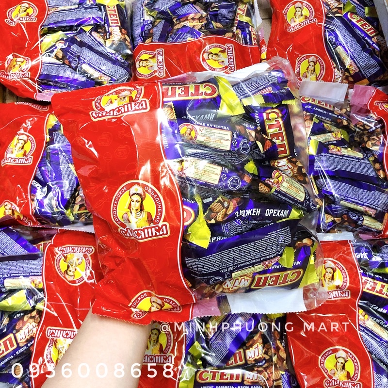 [Mẫu mới] Kẹo Socola CTEN Tím Mix Nga 500g | Shopee Việt Nam