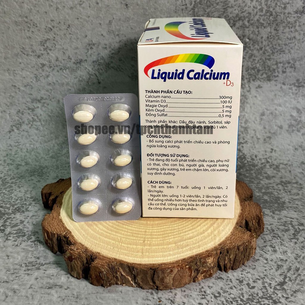 Mua Viên uống CALCIUM NANO LIQUID bổ sung canxi, vitamin và các khoáng ...