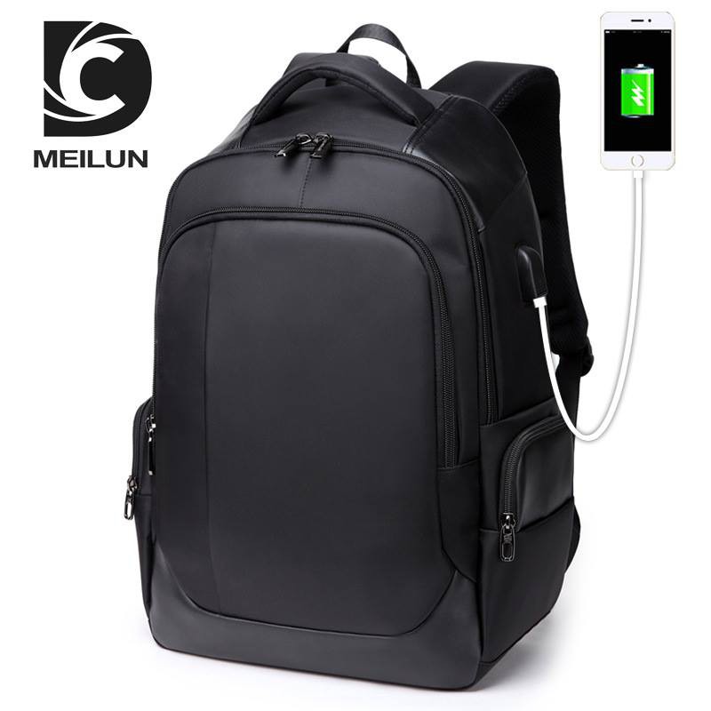 Balo công nghệ DC.Meilun USB Charge phối da cao cấp cực chất | Shopee ...