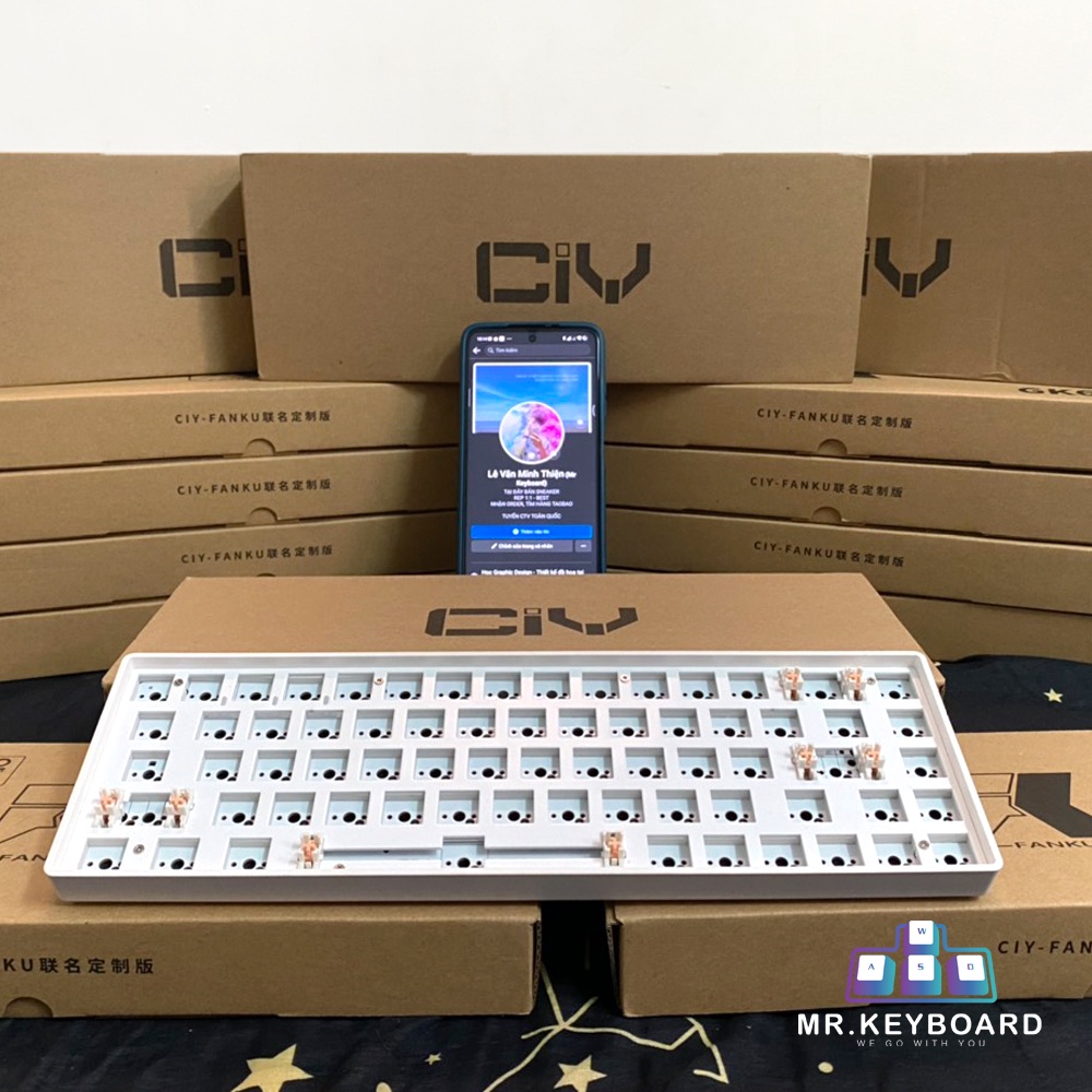 Mua Bộ Kit bàn phím cơ CIY Tester 68 GK68 - Có Hotswap - Kết nối ...