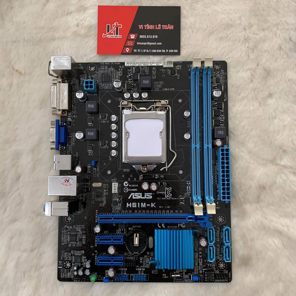 Mainboard Asus H61M-K Socket 1155 nguyên zin | Shopee Việt Nam