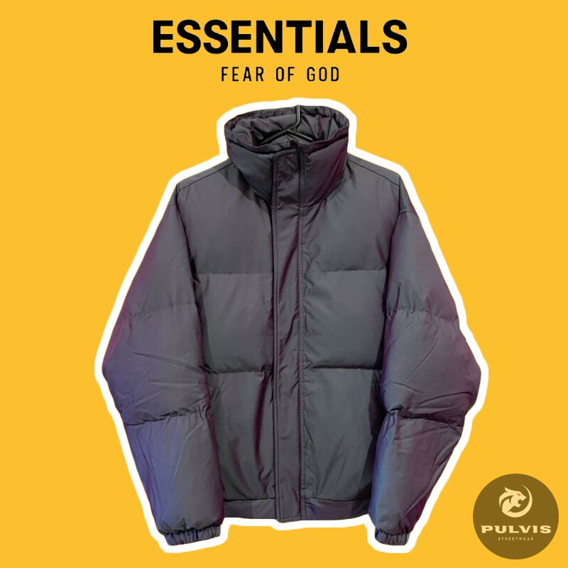 Mua - Áo phao FOG Fear of God ESSENTIALS Puffer Jacket Iridescent, áo ...