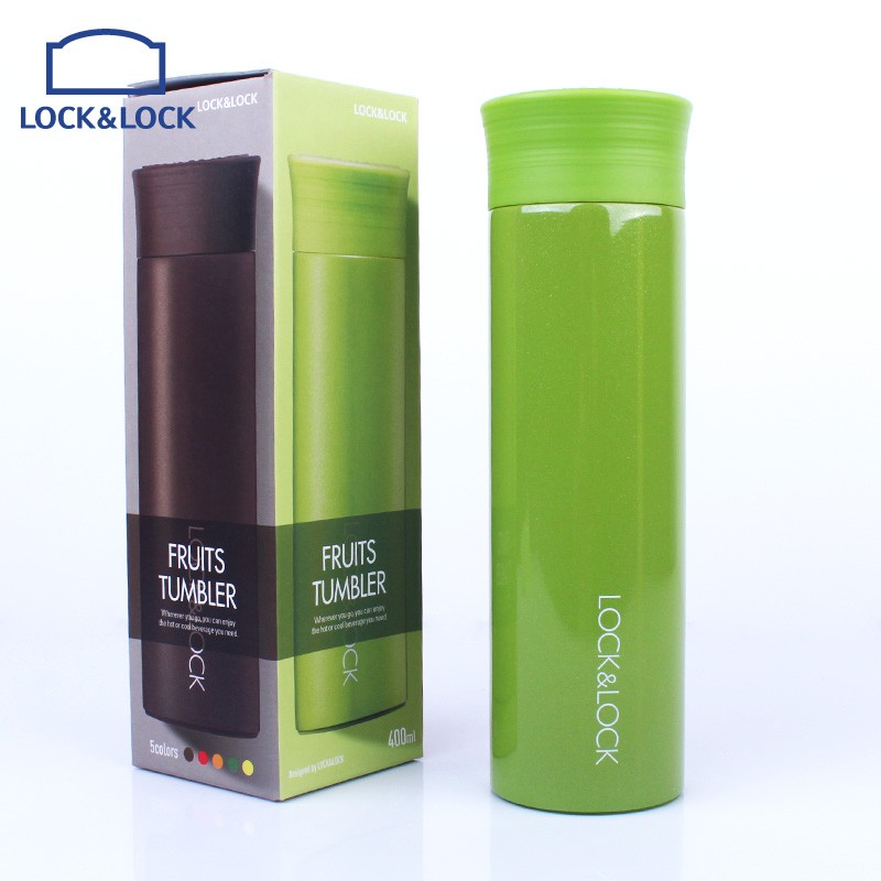 Bình giữ nhiệt Lock&Lock Fruit Tumbler LHC4110G 400ml (Xanh lá cây ...