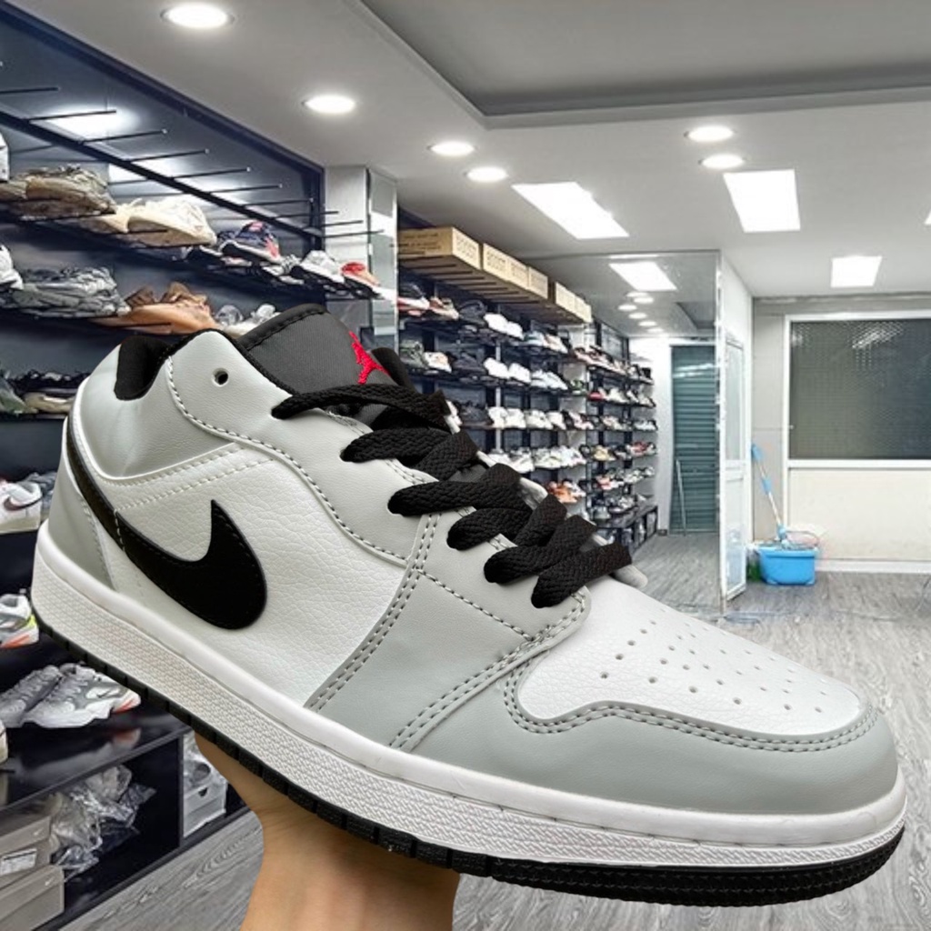 Mua Giày Jordan 1 low light smoke grey, JD1 đen xám bản chuẩn Trung ...