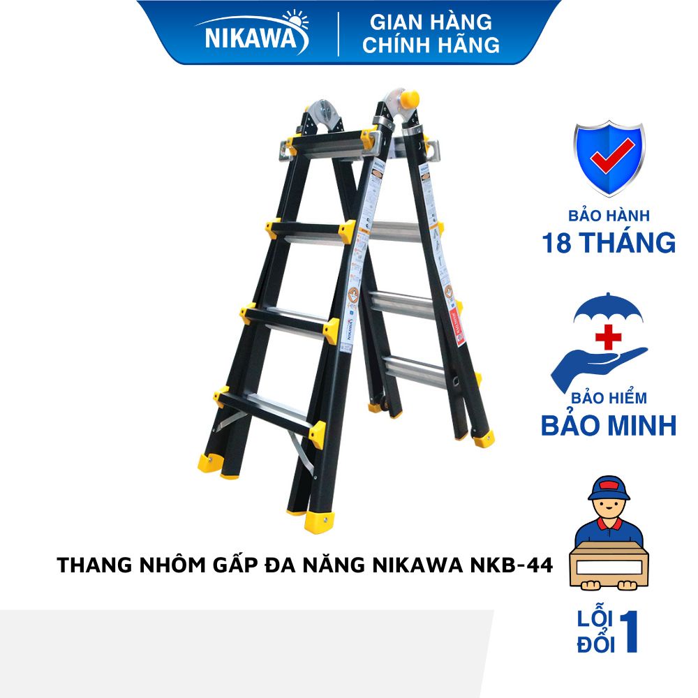 Thang nhôm gấp đa năng Nikawa NKB-44 | Shopee Việt Nam