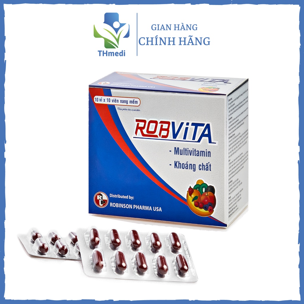 ROBVITA - Viên uống bổ sung vitamin, khoáng chất hôc trợ tăng cường sức ...