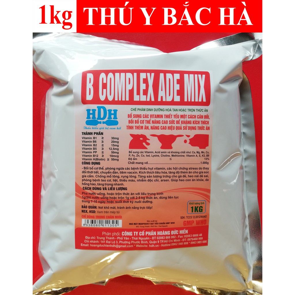 1 kg B COMPLEX ADE MIX BỔ SUNG CÁC VITAMIN, BỒI BỔ CƠ THỂ NÂNG CAO SỨC ...