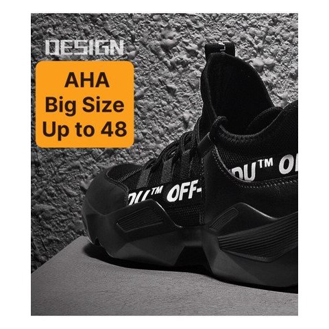 Mua Giày Sneaker OFF TM Màu Đen Size Lớn 45-46-47-48 giá rẻ nhất | TecKi.Vn