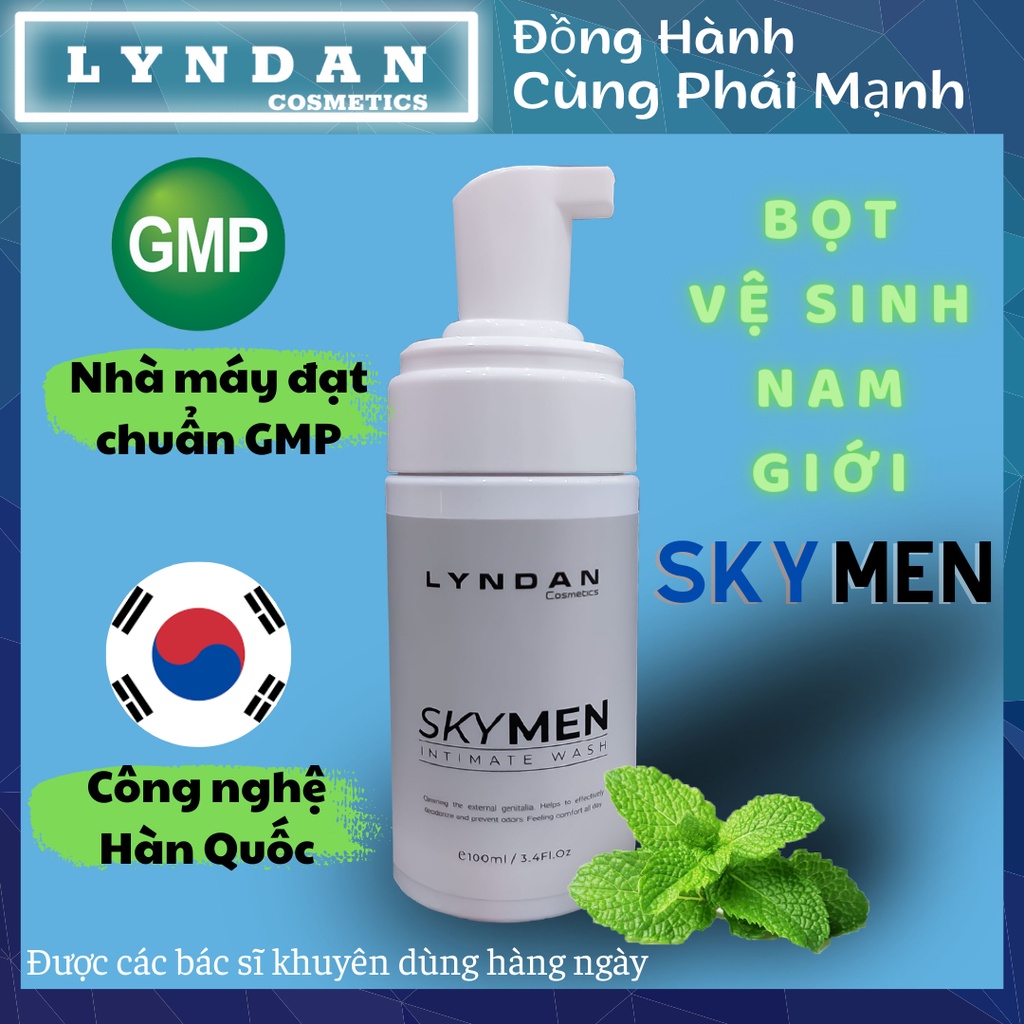 Mua Bọt vệ sinh nam cao cấp SKYMEN, dung dịch vệ sinh nam SKYMEN, công nghệ Hàn Quốc, ngăn nấm ...