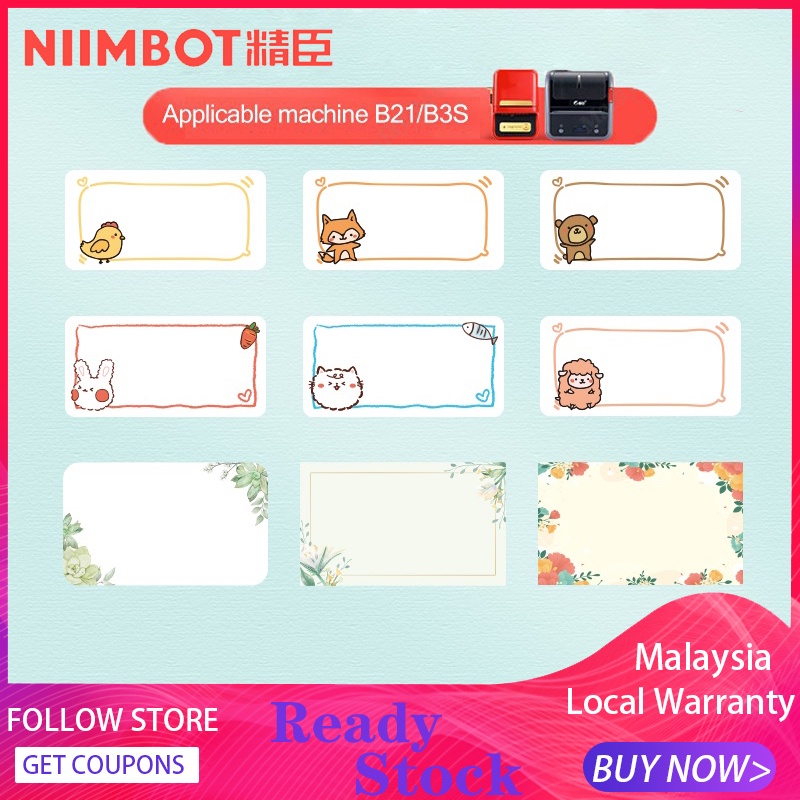 Cuộn Giấy Nhãn Giữ Nhiệt Chống Nước Chống Dầu Cho Máy In Nhãn Nimbot ...