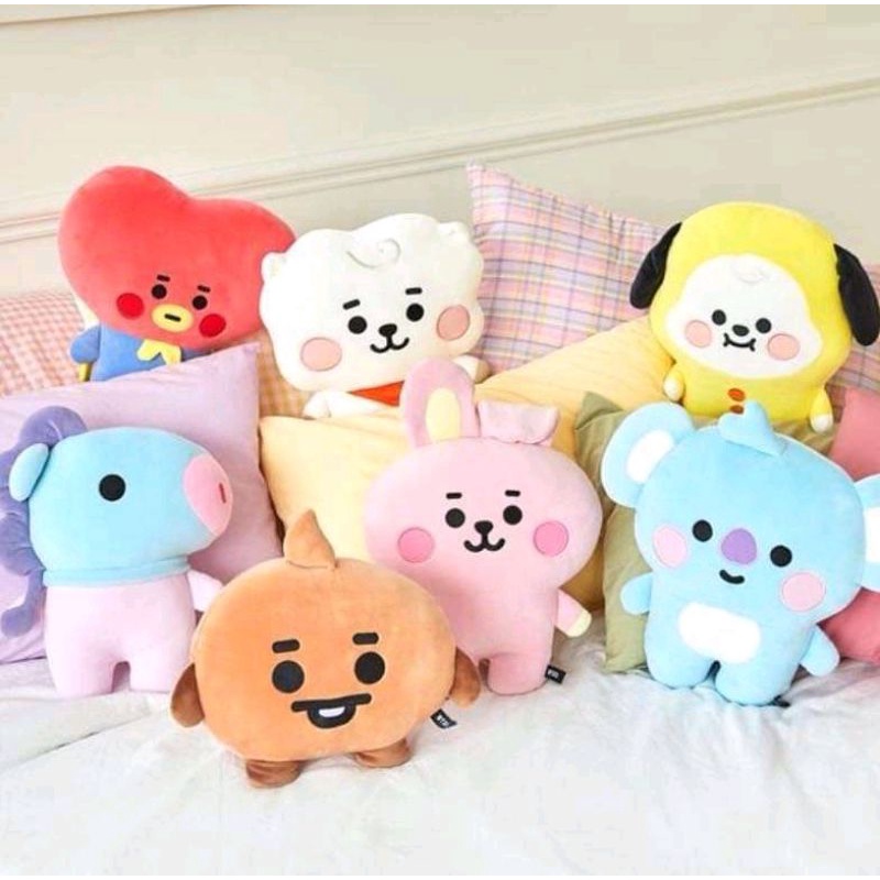 GẤU BÔNG BT21 HUG CUSHION MẬP CHÍNH HÃNG – Đồ chơi trẻ em