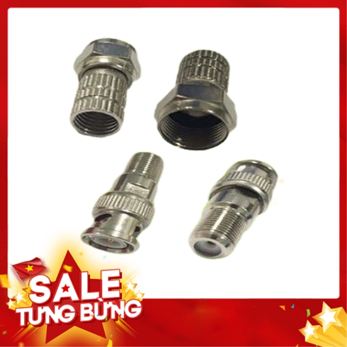 Jack BNC và F5 cho thi công camera, cáp đồng trục (bộ 100 cái) | Shopee Việt Nam