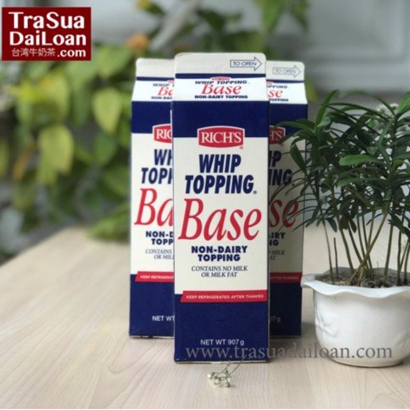 Kem BASE LÀM BÁNH Rich Whip Topping 907g - Nguyên Liệu Giá Tốt