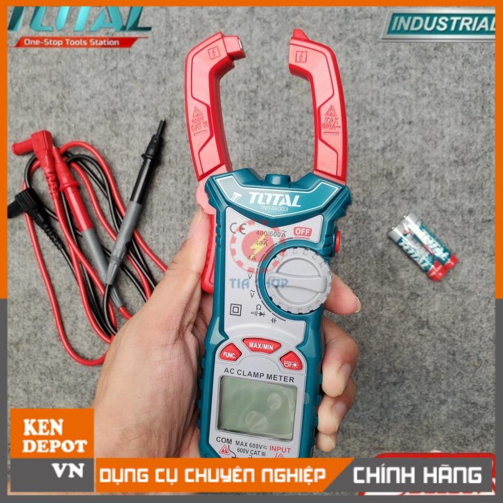 Mua Ampe kìm cao cấp Total TMT46003 Đồng hồ kẹp đo dòng vạn năng AC DC ...