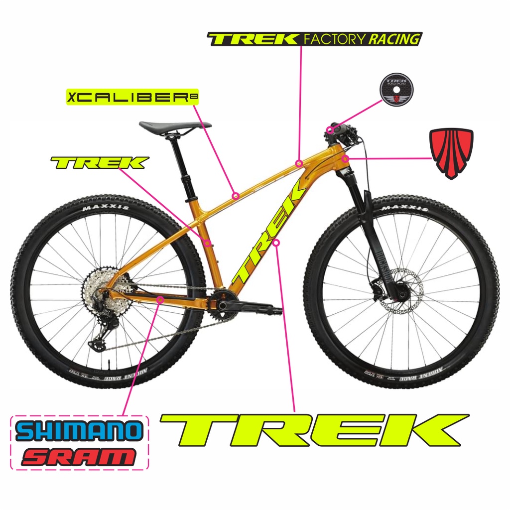 Mua Tem decal dán sườn xe đạp địa hình TREK X-CALIBER 8 2022 | MTB ...