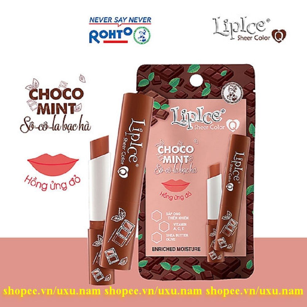 Mua Son Dưỡng Lipice Sheer Color Q 2.4g Choco Mint Hương Socola Bạc Hà ...