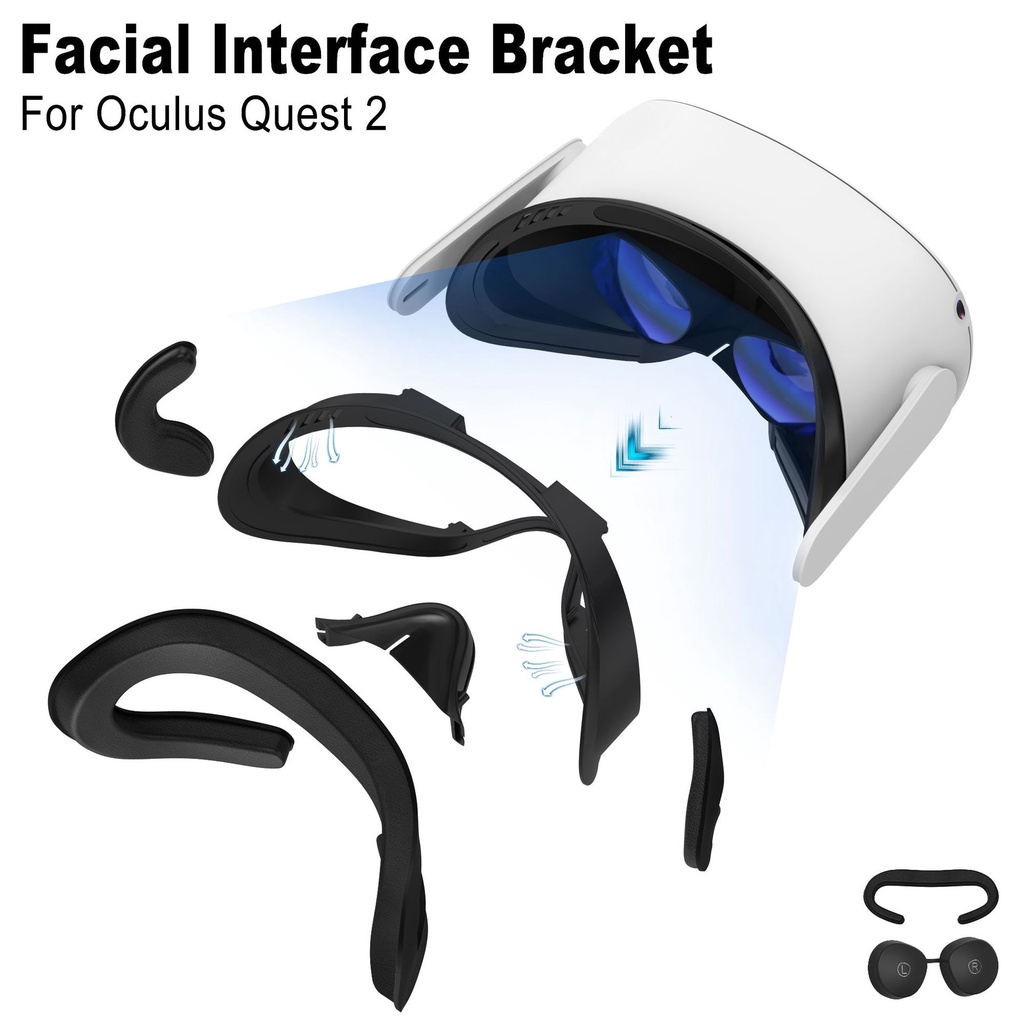 Đệm Da PU Rộng Bảo Vệ Mặt Thay Thế Cho Kính Thực Tế Ảo Oculus Quest 2 ...