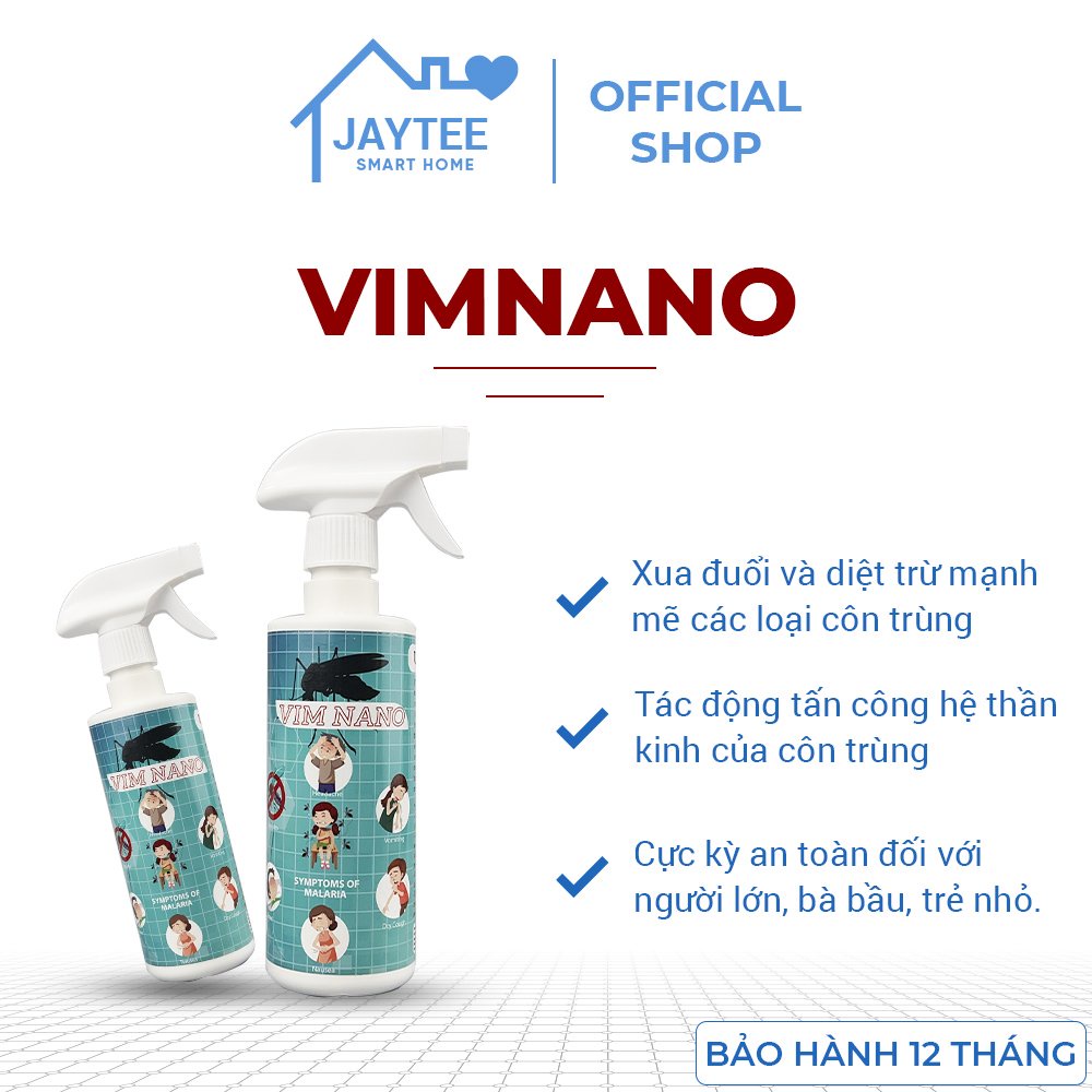 Mua Bình xịt đuổi côn trùng Vim Nano đuổi ruồi, muỗi, côn trùng gây hại ...