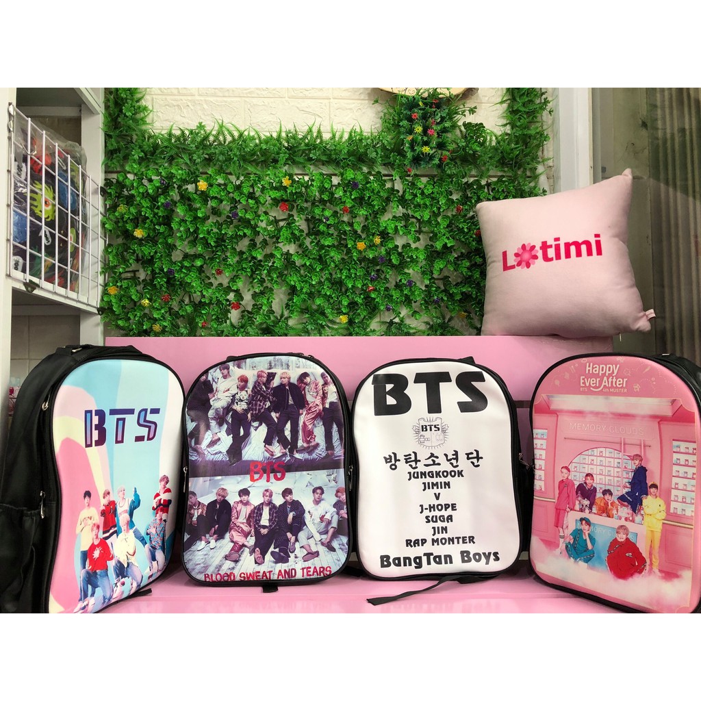 Combo balo bts ba lô bt21 và balo dây rút (2 món) | Shopee Việt Nam