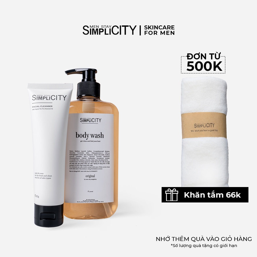 Mua Bộ đôi Men Stay Simplicity Cleansing Combo: Sữa rửa mặt 80g và Sữa ...