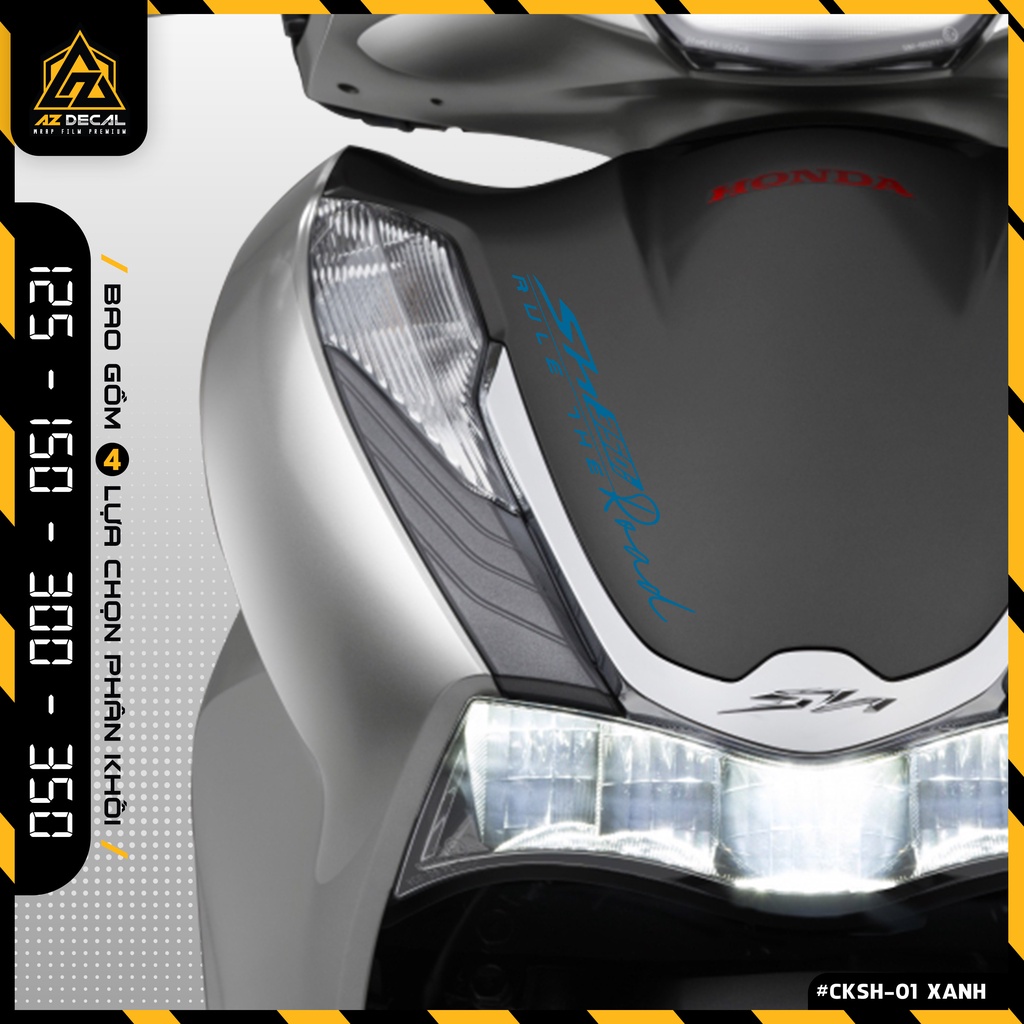 Mua Tem Xe SH Tinh Tế Chữ Rule The Road | CKSH-01 | Sticker Decal Dán ...