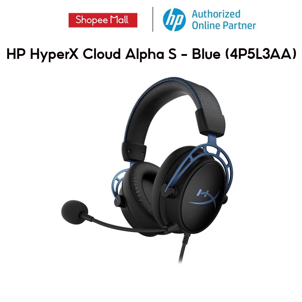 Tai nghe HP HyperX Cloud Alpha S - Blue (4P5L3AA) (Xanh) | Shopee Việt Nam