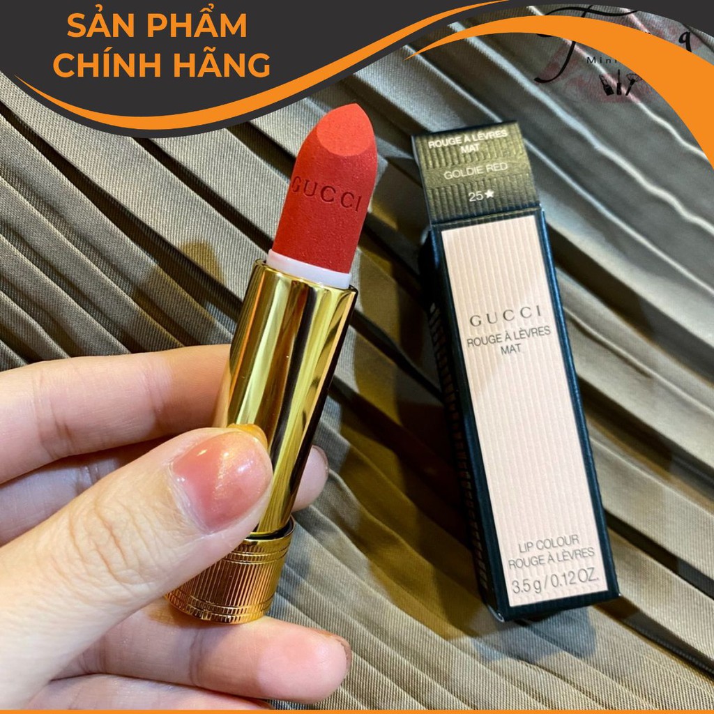 Son Gucci Mat fullsize fullbox 3.5g | Shopee Việt Nam