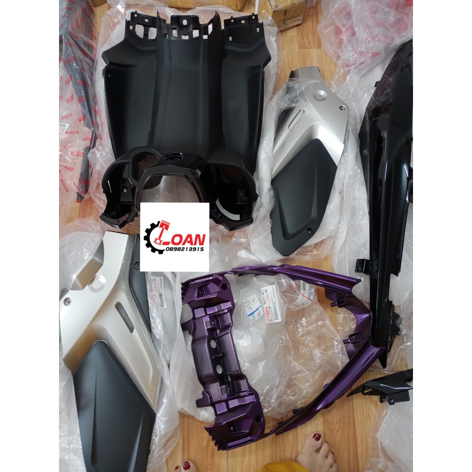 Mua DÀN ÁO, VO NHỰA XE NOUVO 5 ( NOUVO SX) MÀU TIM ĐỒNG ZIN CHÍNH HÃNG ...