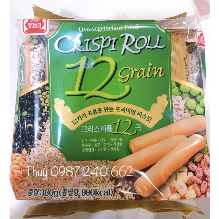 Mua Bánh Dinh Dưỡng 12 Loại Ngũ Cốc Crispi Roll 12 Grain Đài Loan giá ...