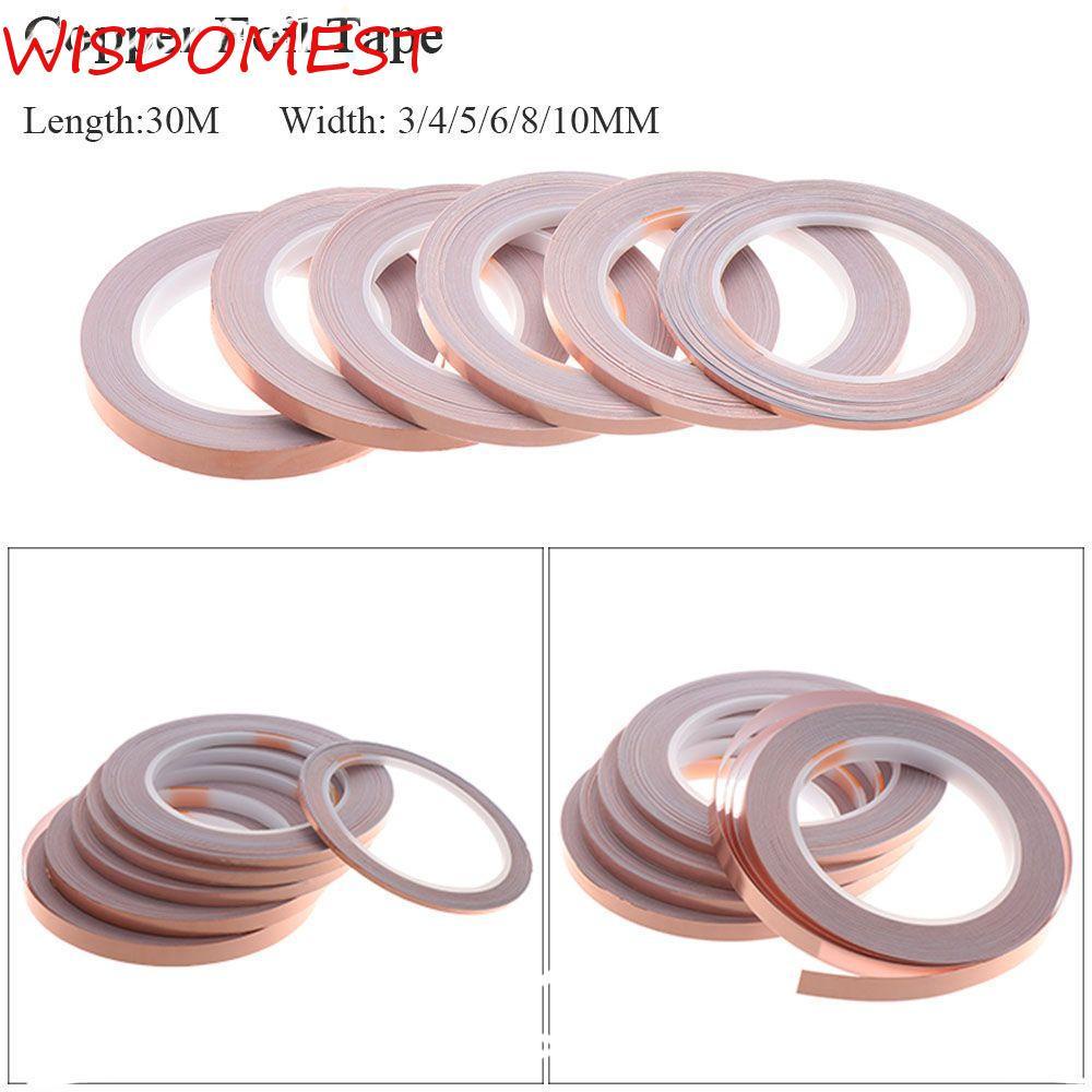 Mua WISDOMEST Băng dính lá đồng dẫn điện một mặt 20m Băng dính EMI Che ...