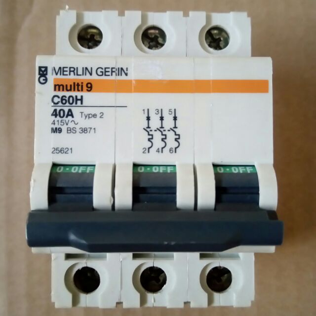 Aptomat 3Fa 40A Merlin Gerin | Shopee Việt Nam