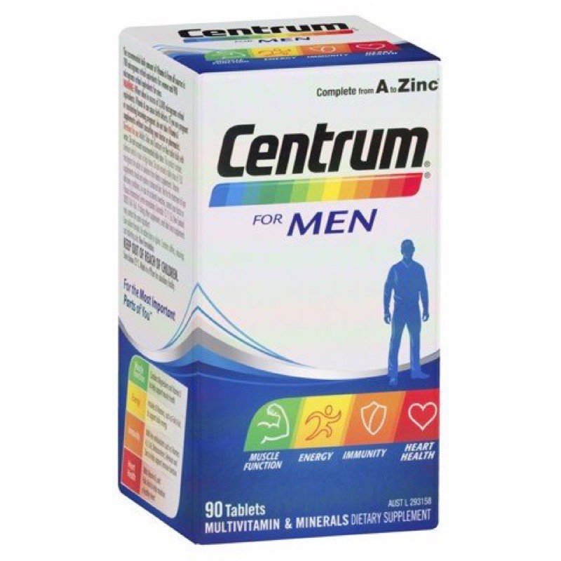 Vitamin tổng hợp Centrum men vs women 90 viên úc | Shopee Việt Nam