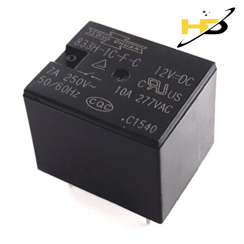 Bộ 5 Relay Song Chuan 7A 12V | Shopee Việt Nam