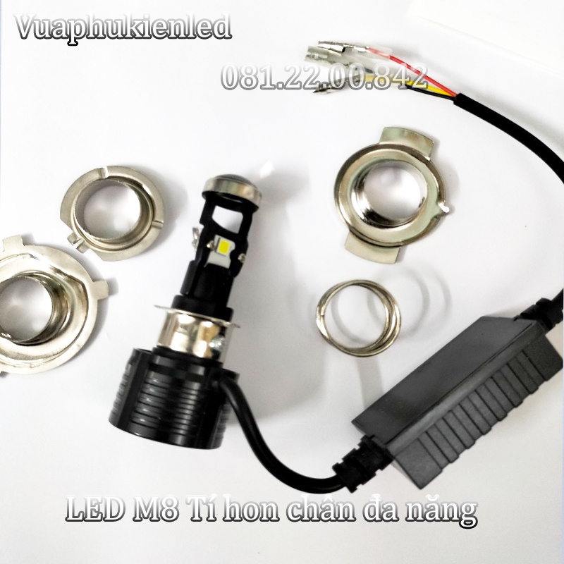 Mua Đèn Pha Bi Led Mini M8 Tý Hon Chân Đa Năng dream, H7, H4 giá rẻ ...