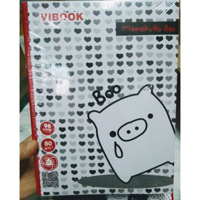 Tập Vibook Monokuro Boo 96 trang và 200 trang khổ nhỏ 15*20cm | Shopee ...