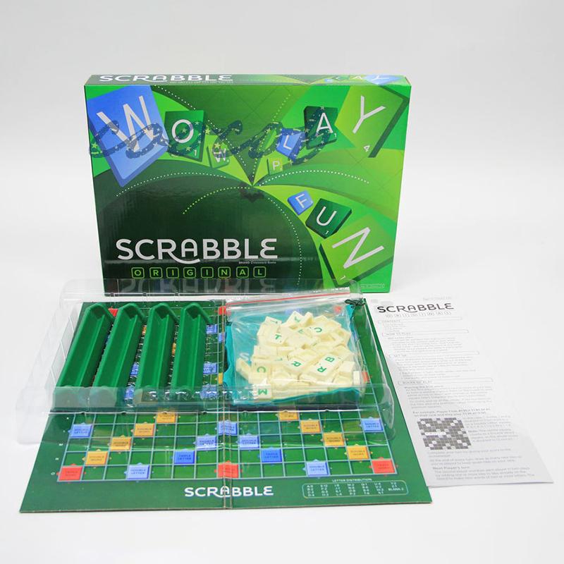 Classic Plastic Alphabet Game Scrabble Learning English Kids ...