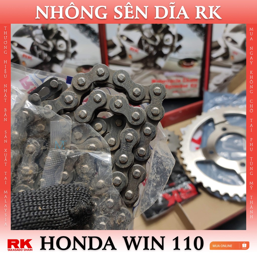 Mua Nhông sên dĩa RK xe Honda Win thương hiệu Nhật Bản giá rẻ nhất ...