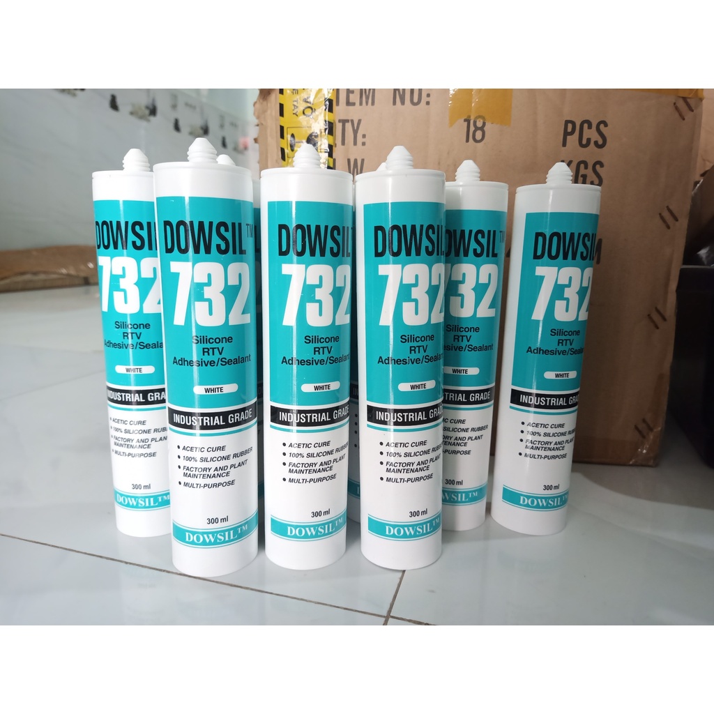 KEO SILICONE DOWSIL 732 DÙNG TRONG NGÀNH THỰC PHẨM MẪU MỚI 300ML | Shopee Việt Nam