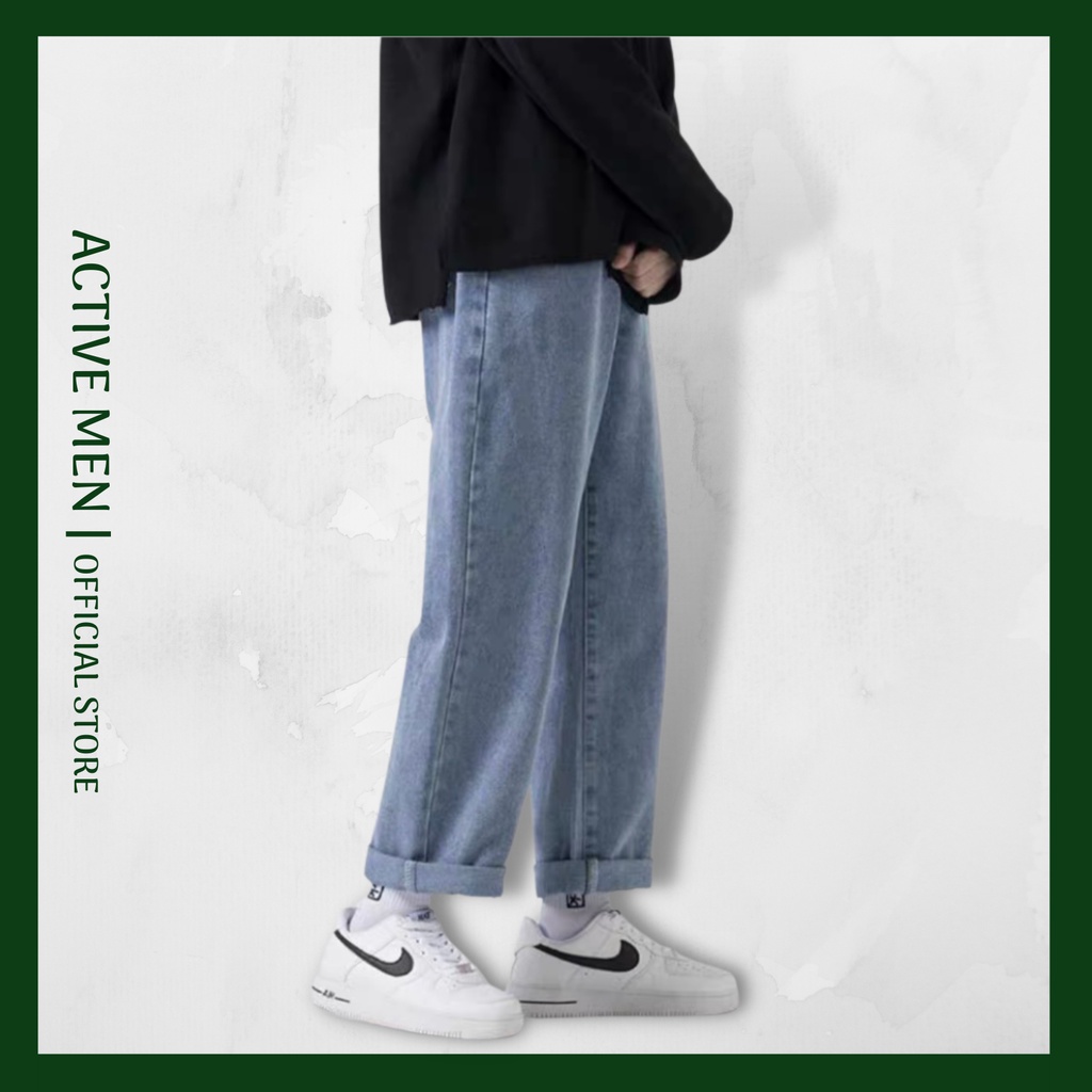 Quần Jean Nam Beggy Phong Cách Hàn Quốc JBGT- Quần Bò Baggy Rộng màu ...
