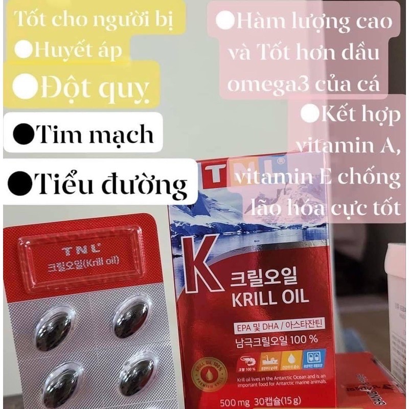 Dầu nhuyễn thể Krill Oil Hàn Quốc tại Hà Nội có giá sỉ Toàn quốc - Dầu ...