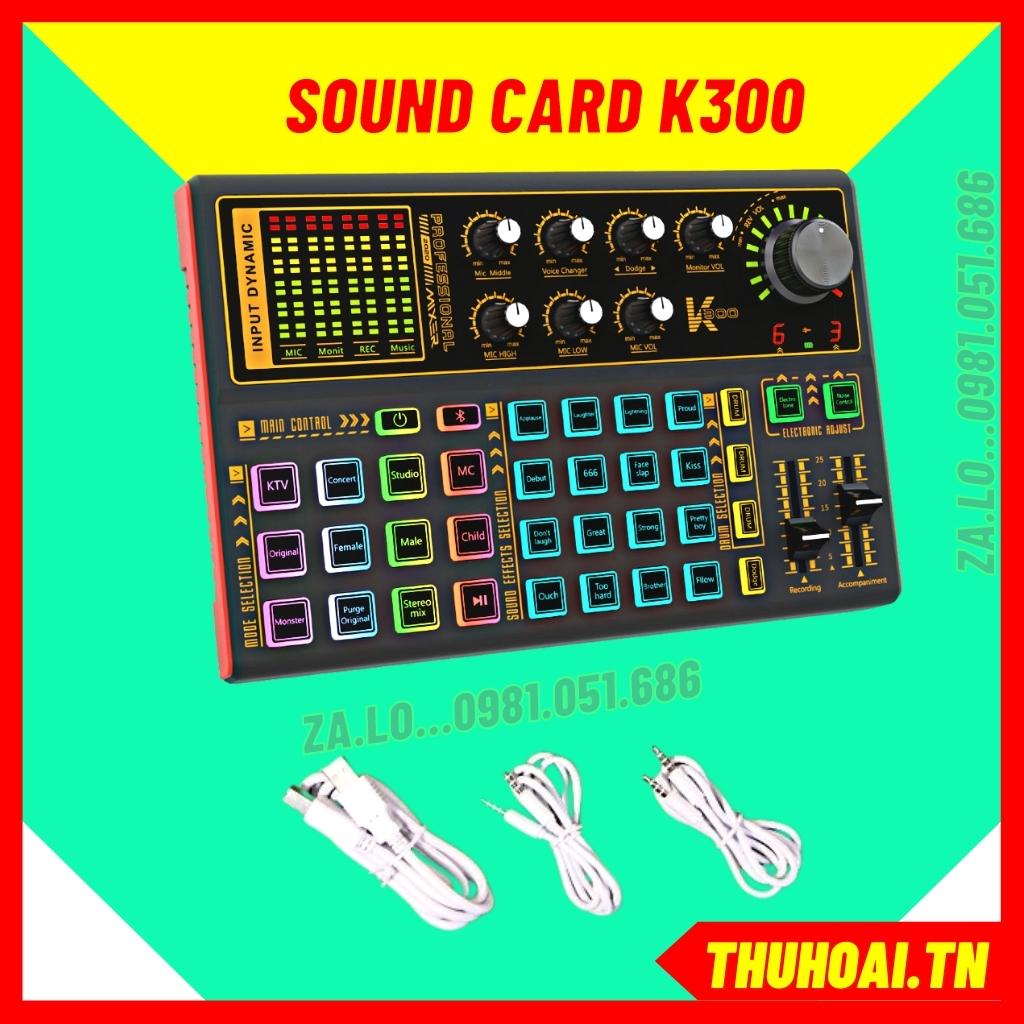 Mua Bộ Mic Livestream Sound Card K300 Mic Thu Âm Tiko T100 Cao Cấp ...